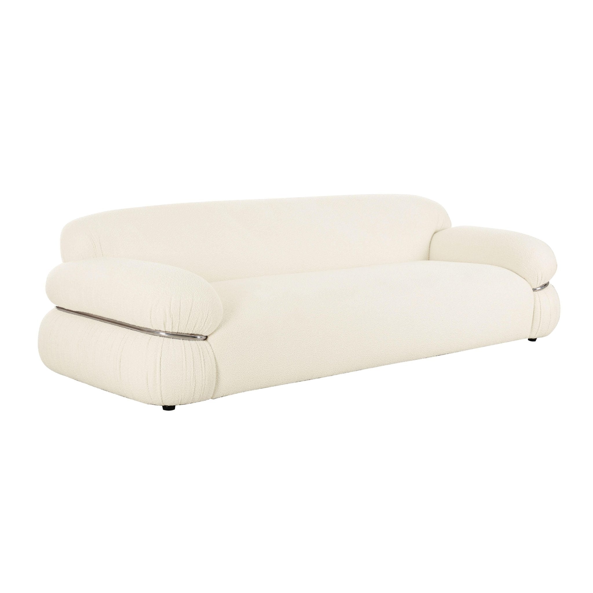 Leyla Cream Boucle Sofa — Furniture City (CA)